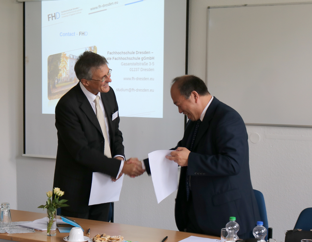 FHD unterzeichnet Memorandum zur Kooperation mit der Liupanshui Normal ...